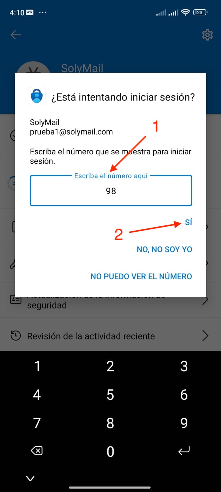 Configurar Microsoft Authenticator en mi correo "Microsoft 365"